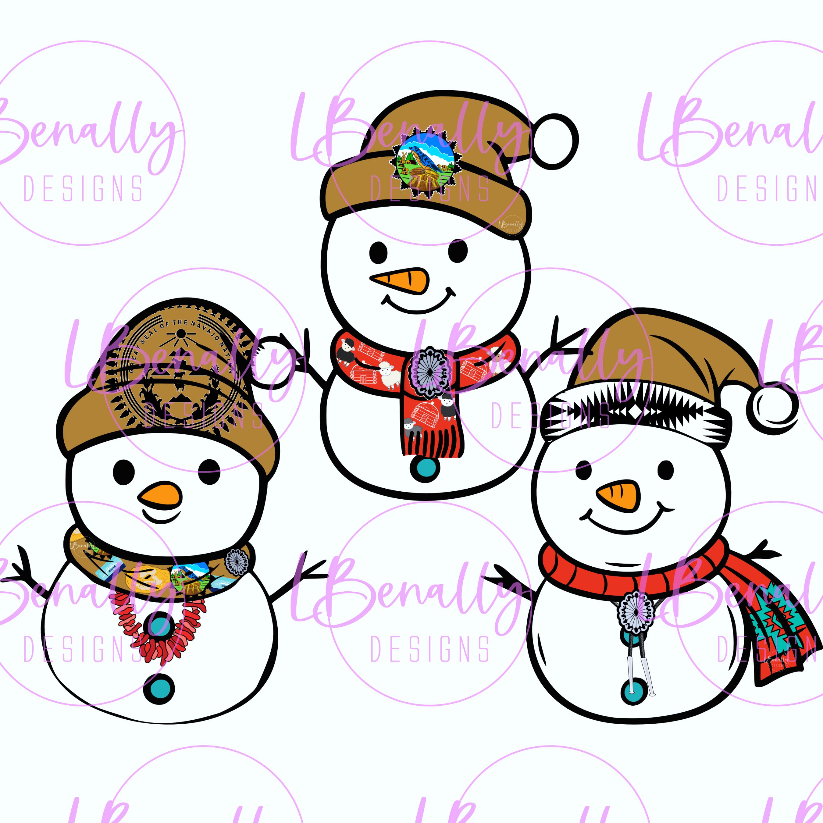 Snowman PNG Clip Art, Aesthetic, Navajo Design, Indigenous, Native ...