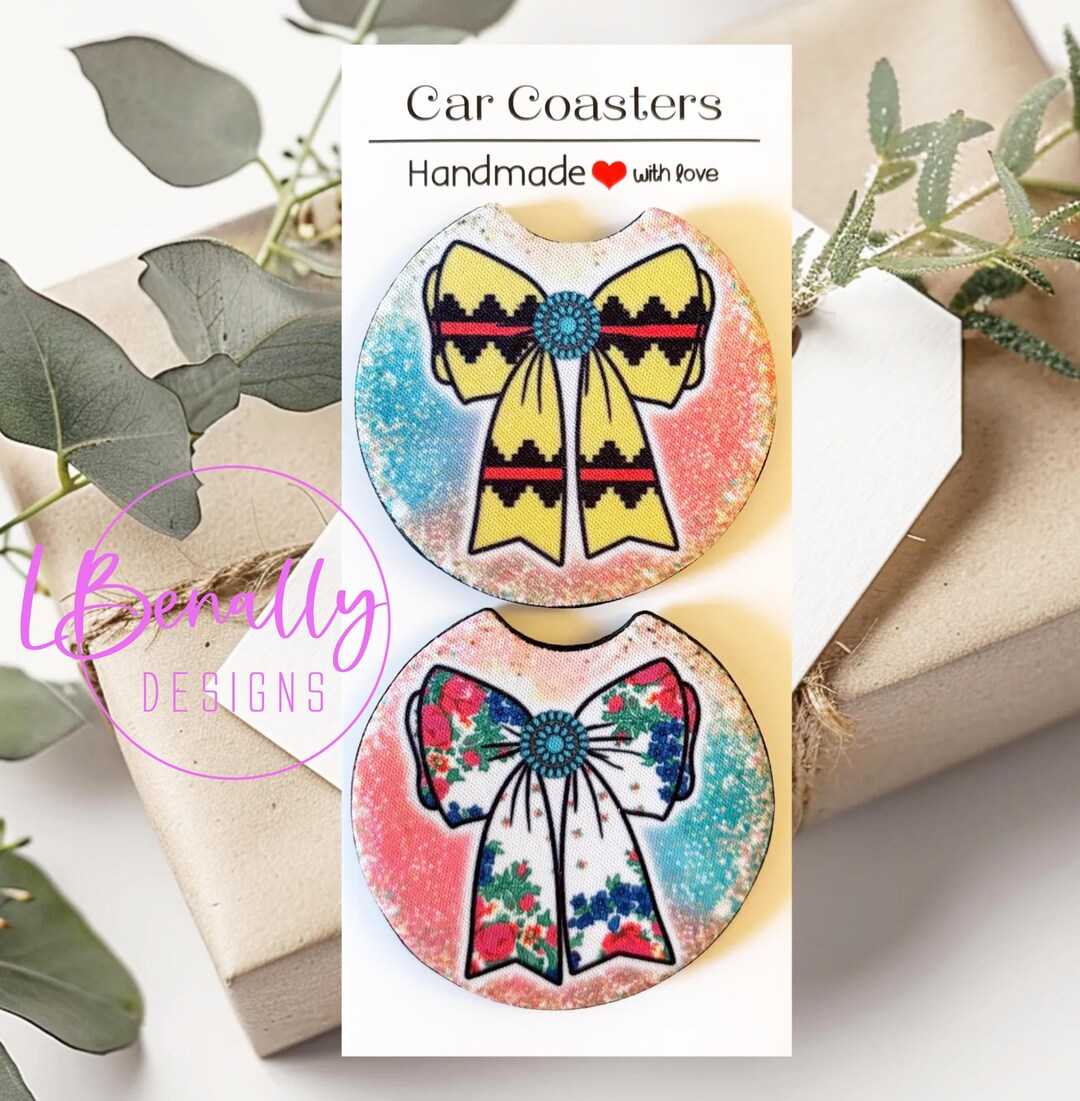 Car Coasters Set, Native Navajo Designs, Indigenous, Aesthetic, Navajo ...