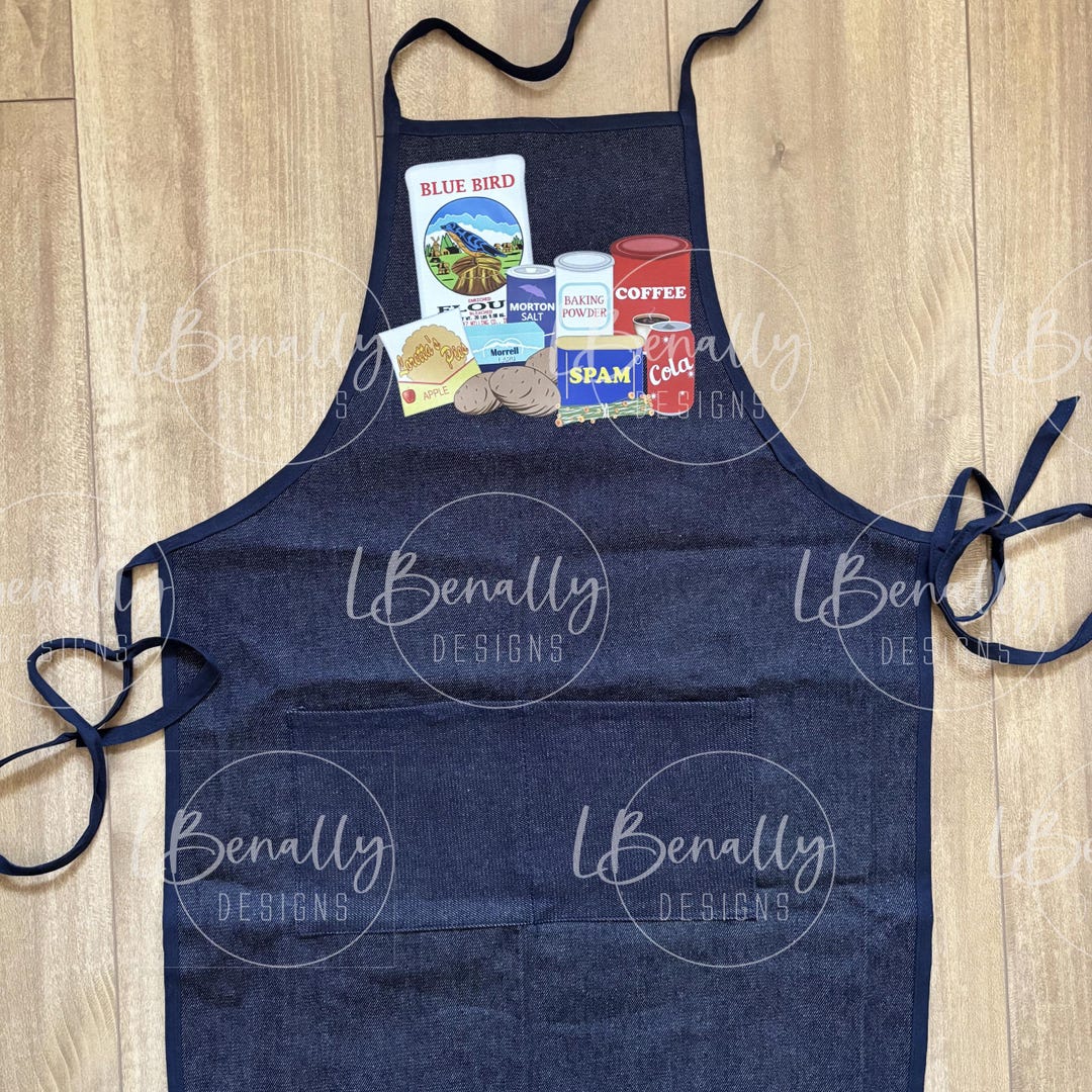 Kitchen Denim Apron, Rez Essentials, Native American, Indigenous ...
