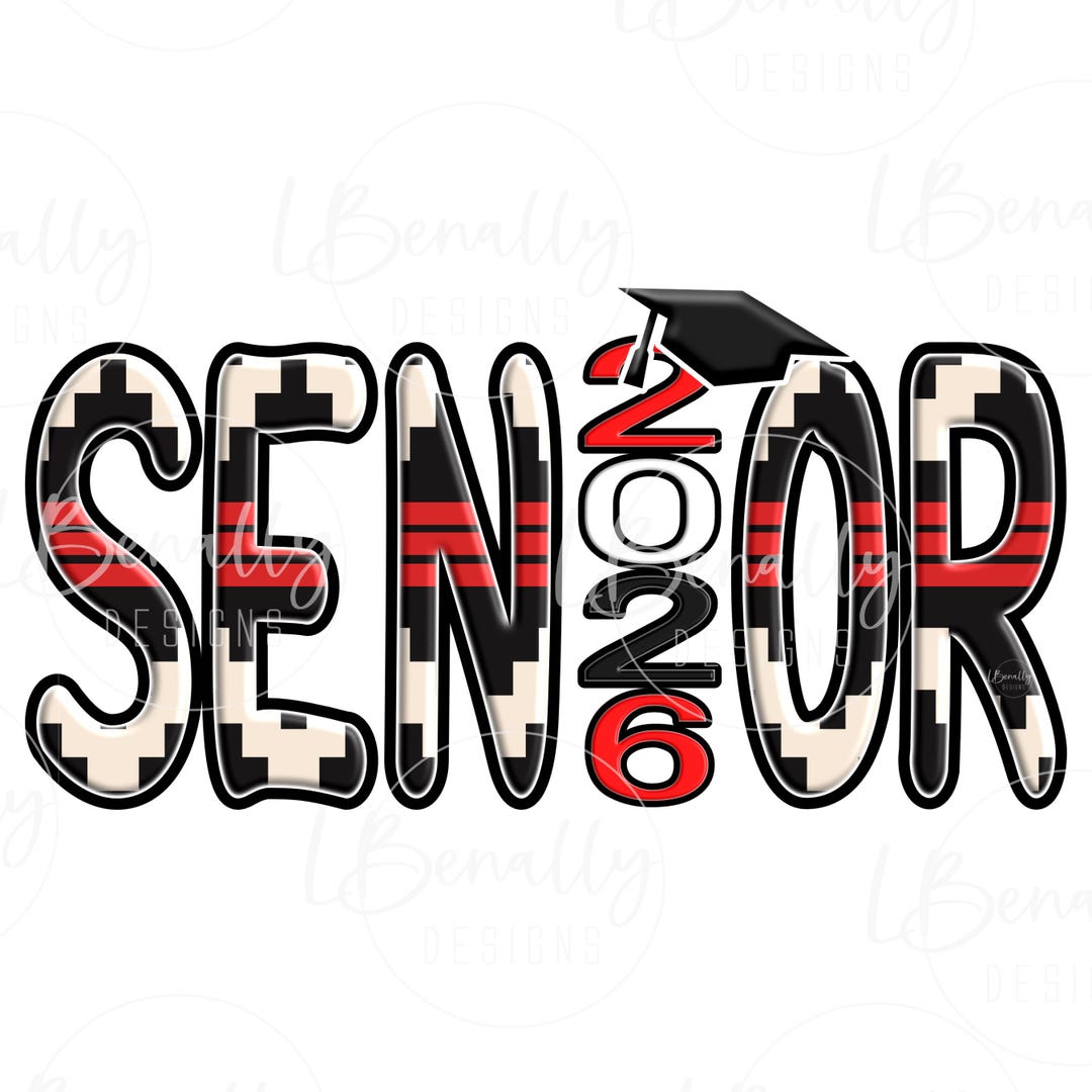 Senior Graduation Class of 2026 PNG Sublimation, Native American ...
