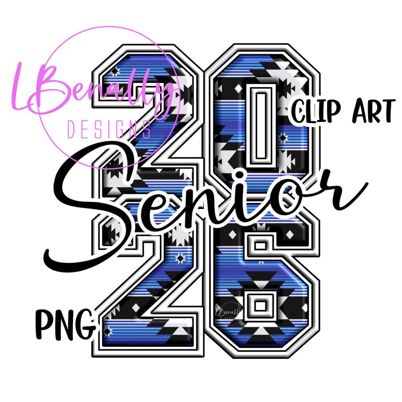 Class of 2026 Graduation Senior PNG, Navajo Design, Indigenous, Native ...