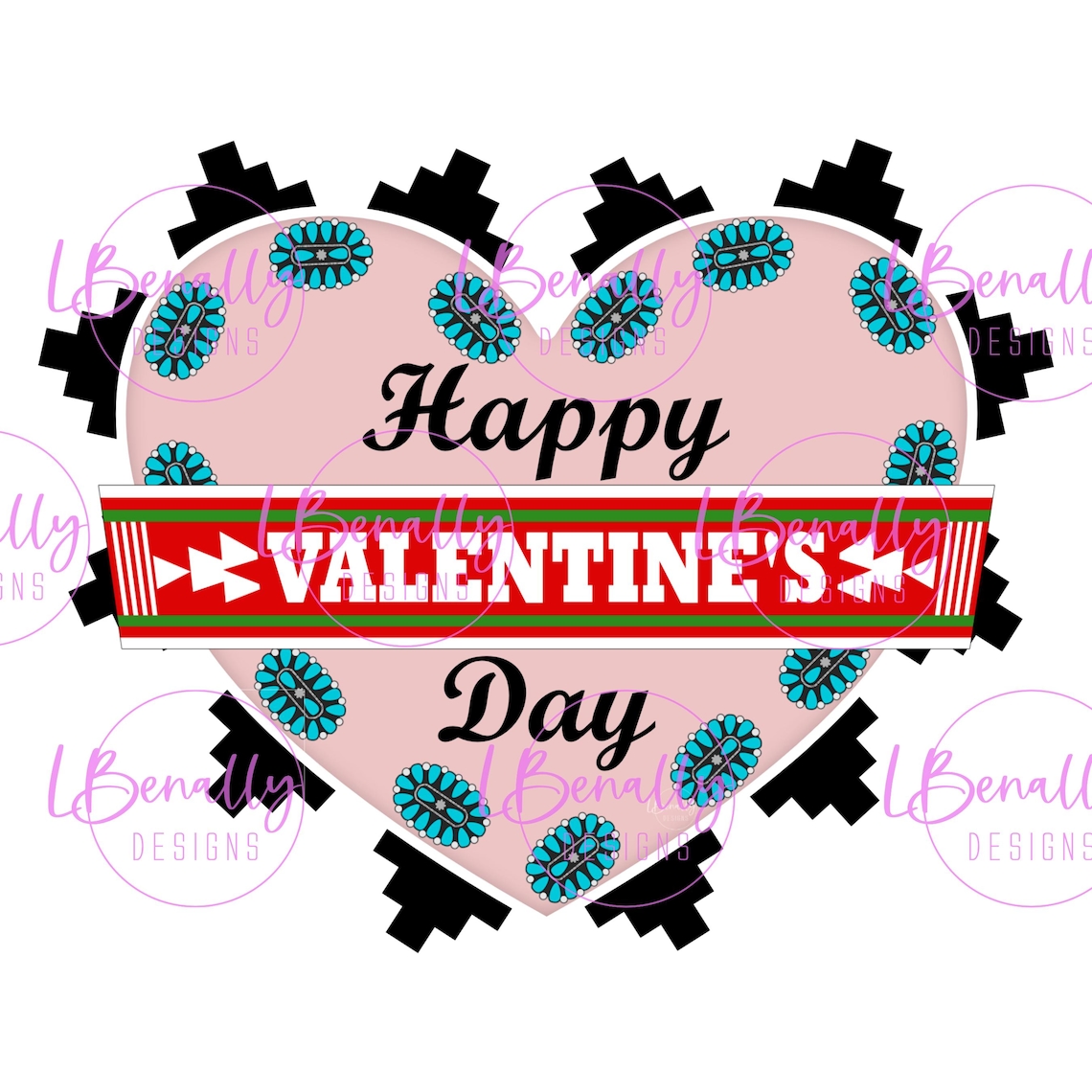 Valentine's Day Heart Clip Art, PNG, Native American, Indigenous ...