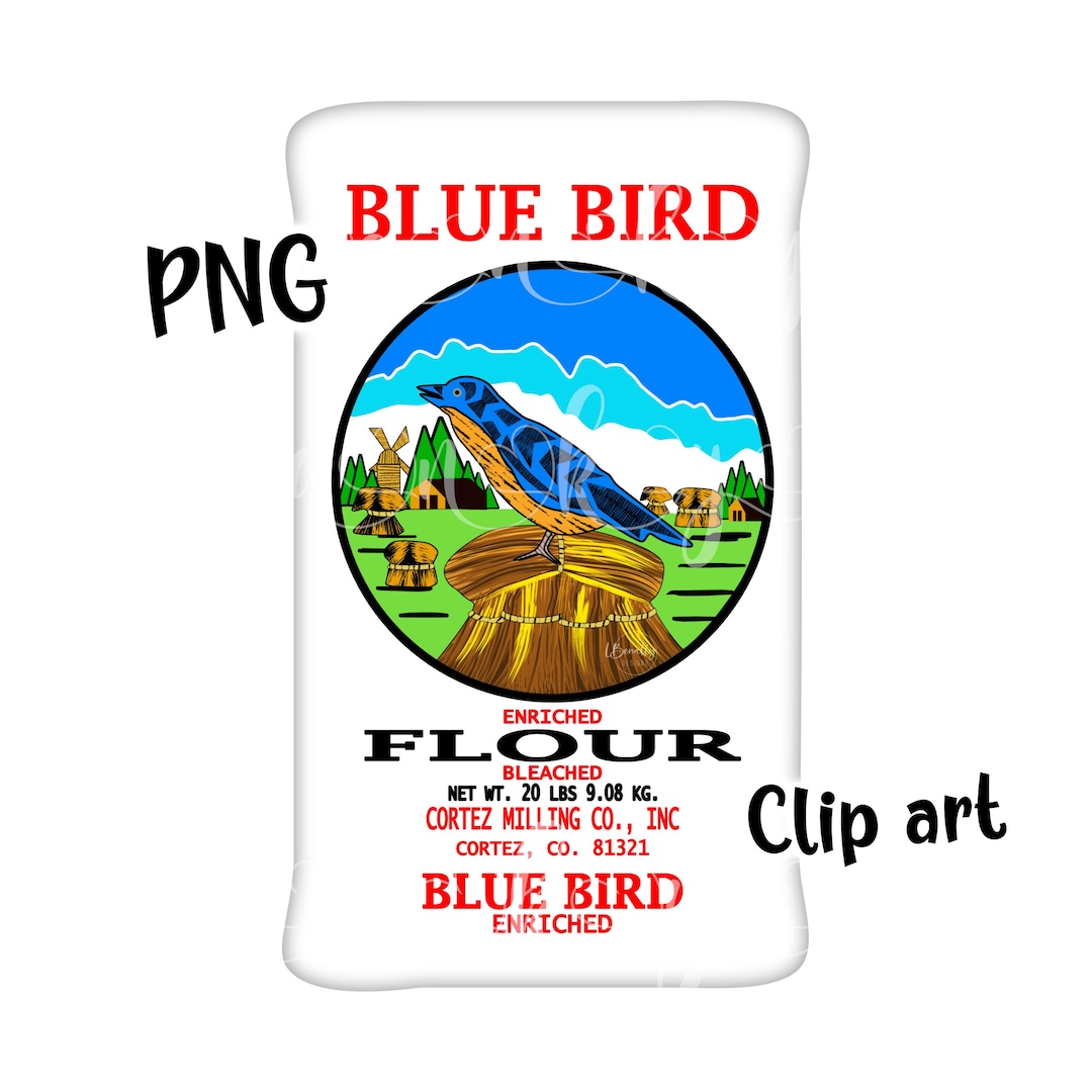 Blue Bird Flour PNG Clip Art, Navajo Dine, Indigenous, Native American ...