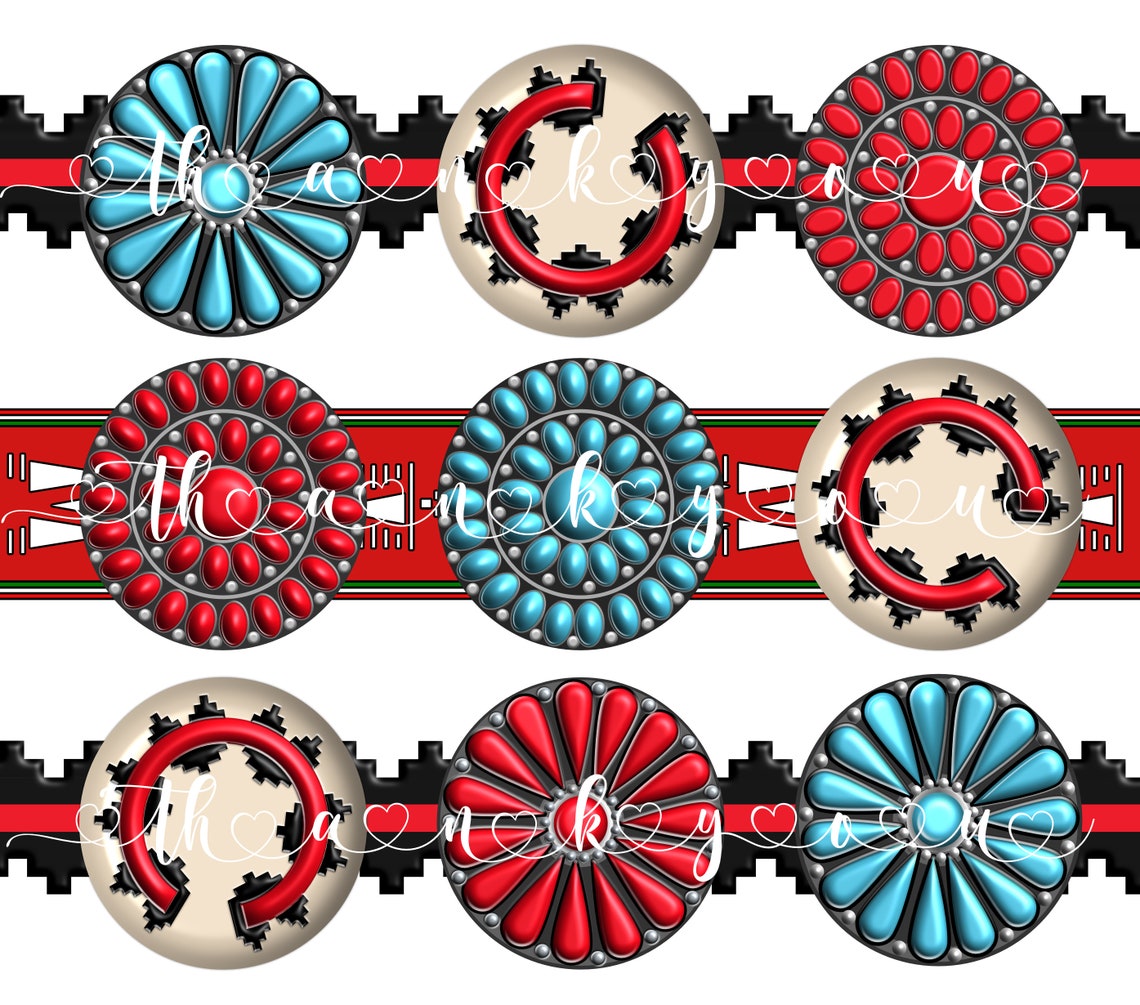 Navajo Design, Turquoise Sash Belt 20oz Skinny Tumbler Sublimation, PNG ...