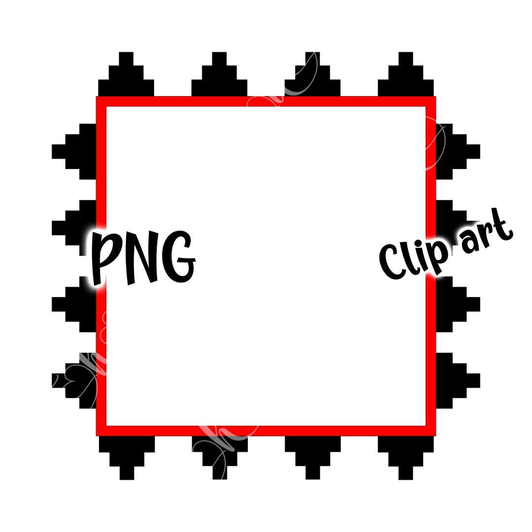 Navajo Basket Square Frame PNG Clip Art, Native American, Indigenous ...