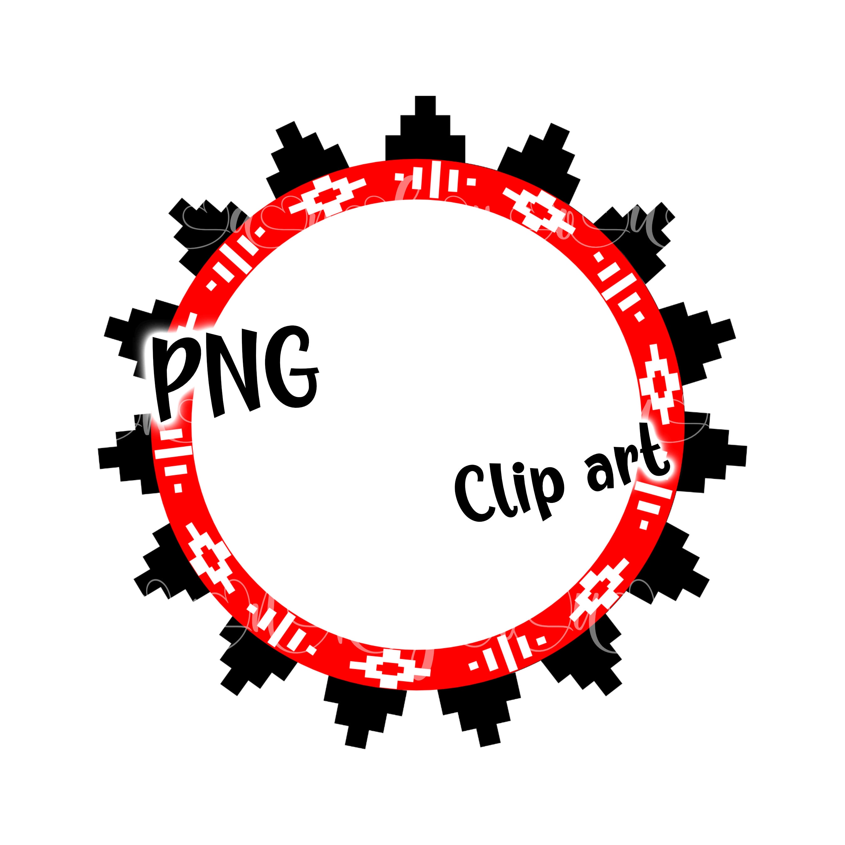 Navajo Basket Sash Belt Round Border Frame, PNG Clip Art, Indigenous ...