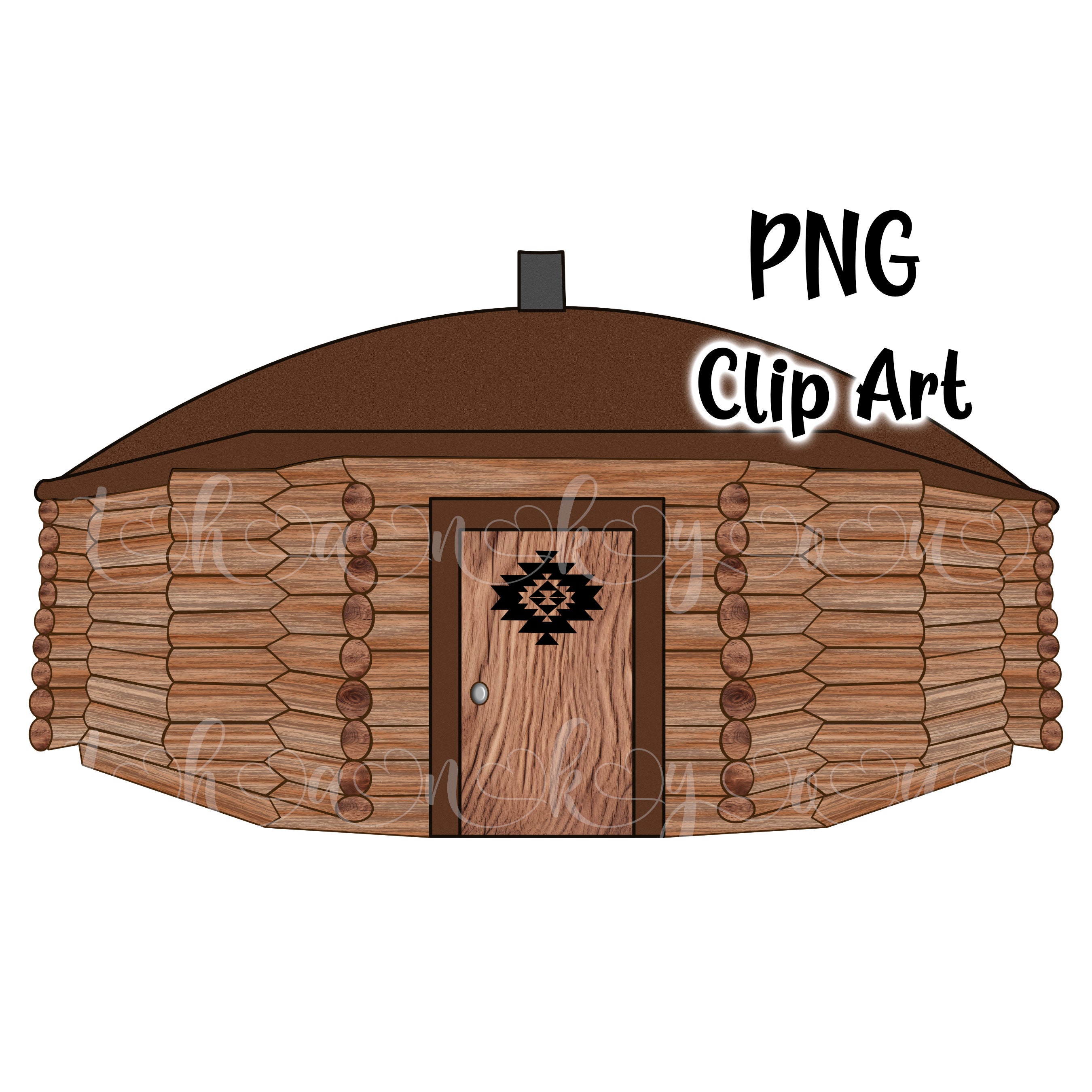 Dine Navajo Hogan PNG Digital Clip Art, Sublimation, Native American ...