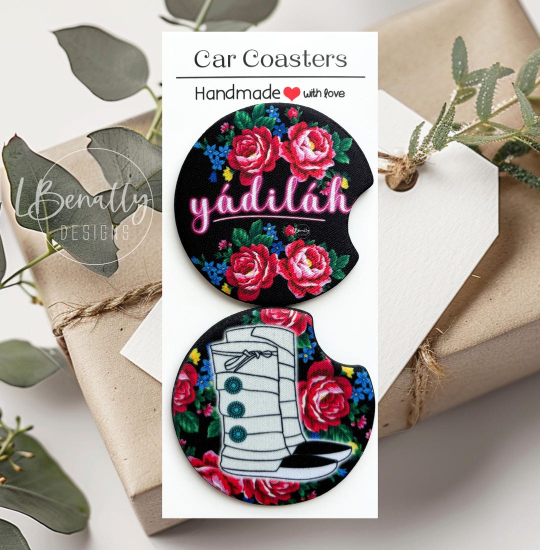 Car Coasters Set, Native Navajo Designs, Native American, Indigenous ...