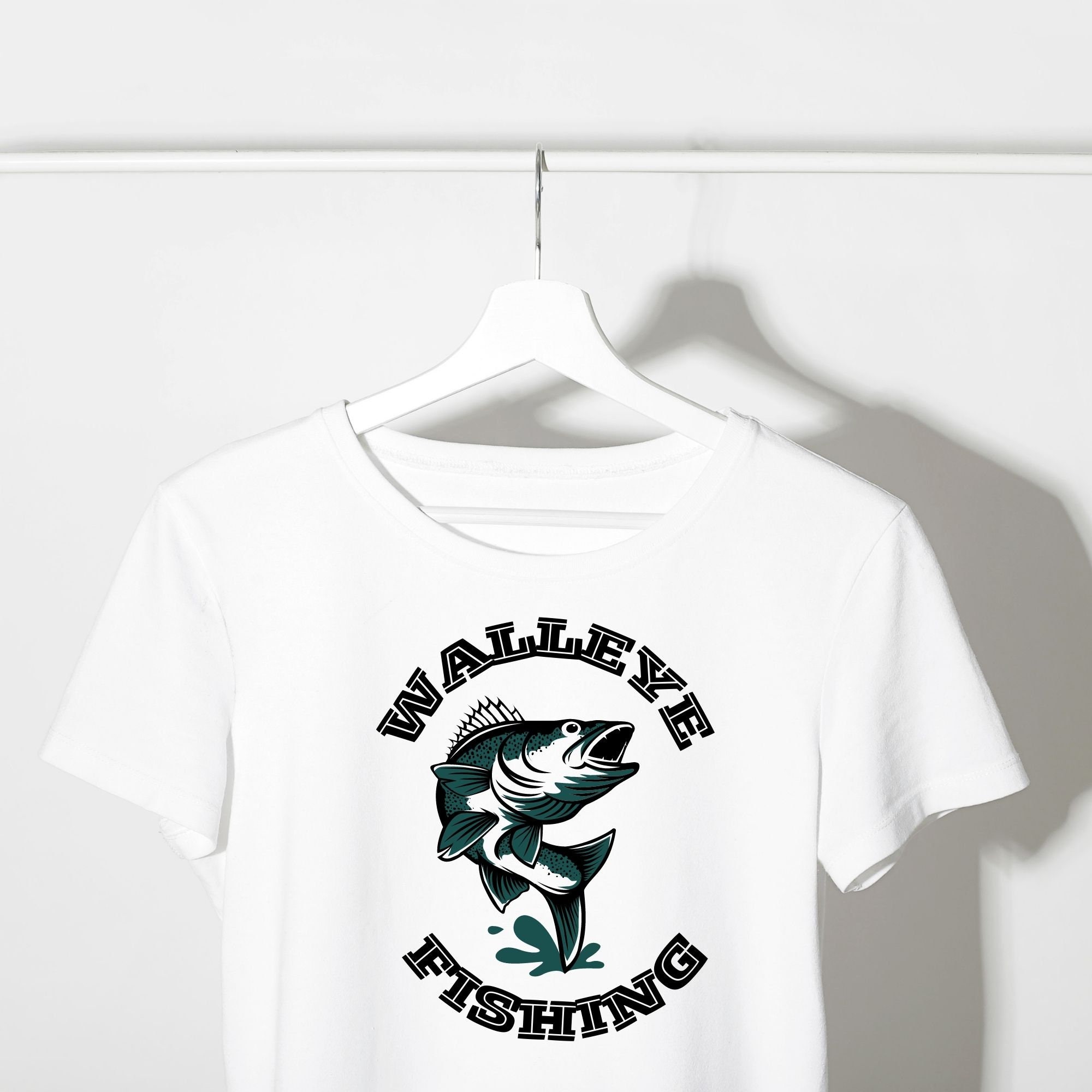 Walleye Fishing Logo Design Clipart for Digital Download for Print /t ...