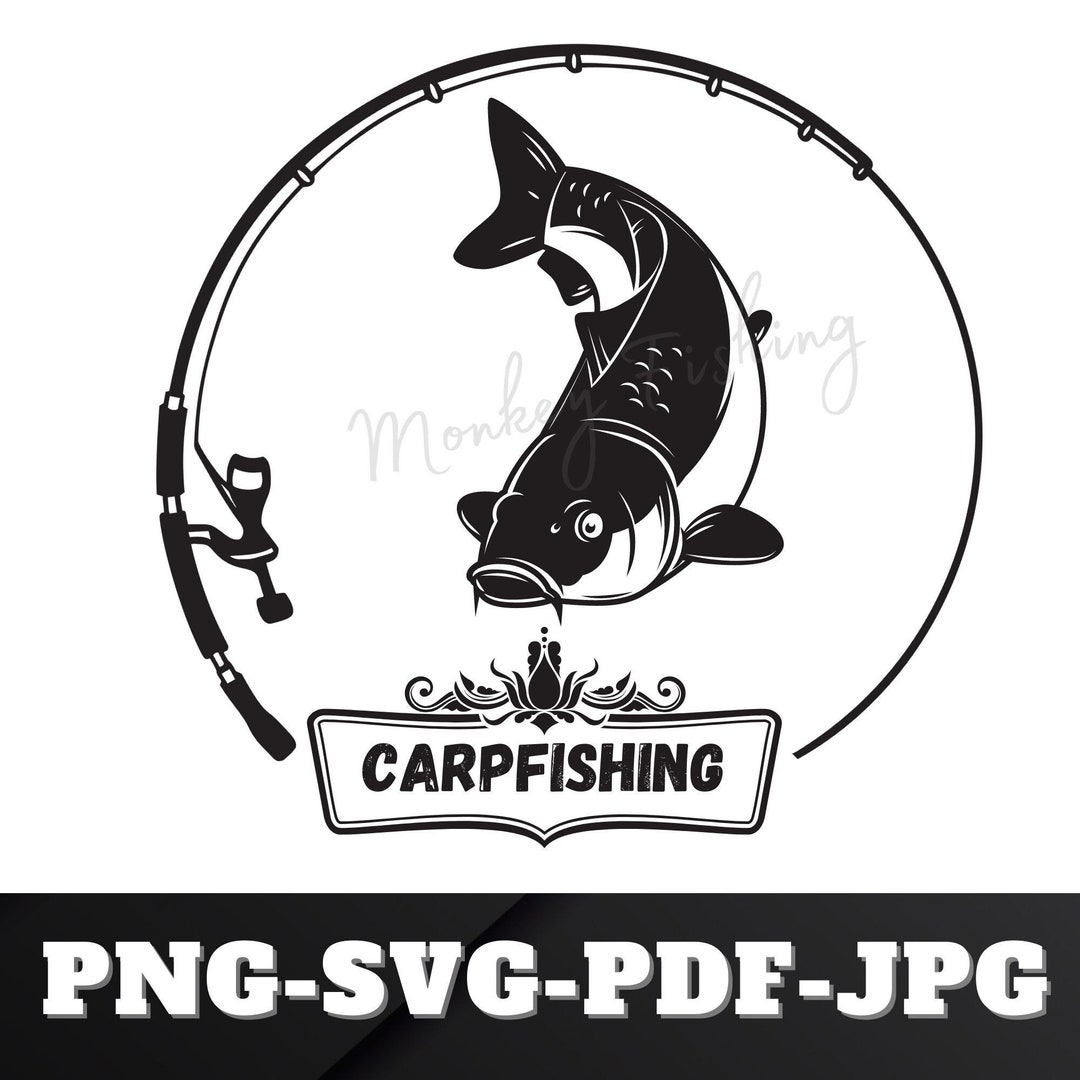 Carpfishing Vector Clipart for Digital Download for Print / - Etsy