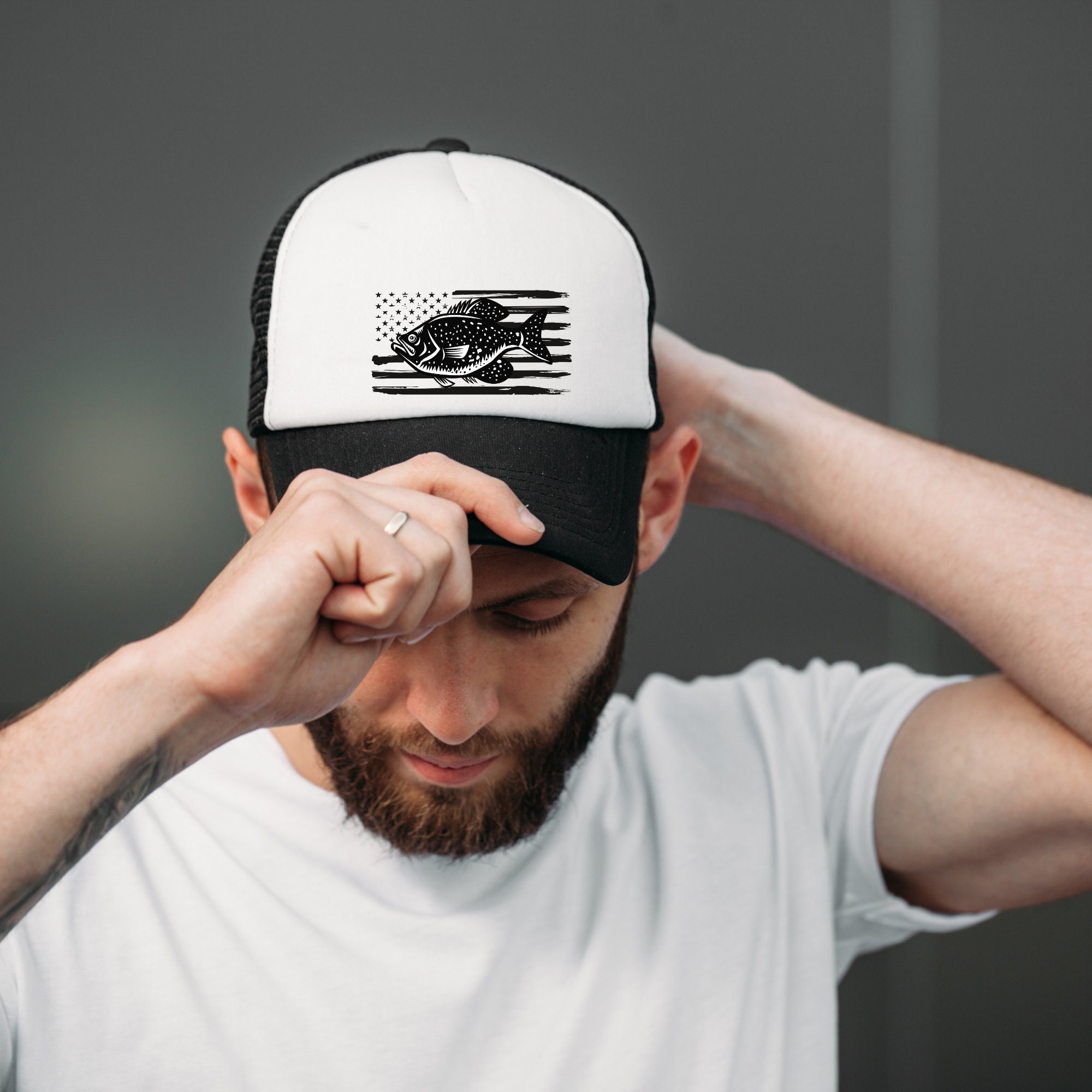 Crappie Fishing Flag USA Clipart for Digital Download for Printing / T ...