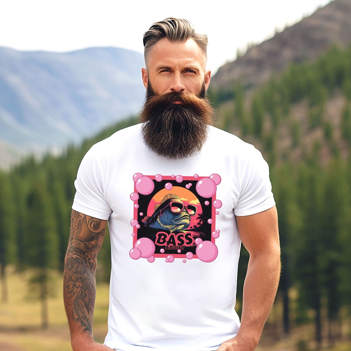 Bass Addict Svg, Bass Fish Svg, Bass Fish Png, Largemouth Bass Svg ...