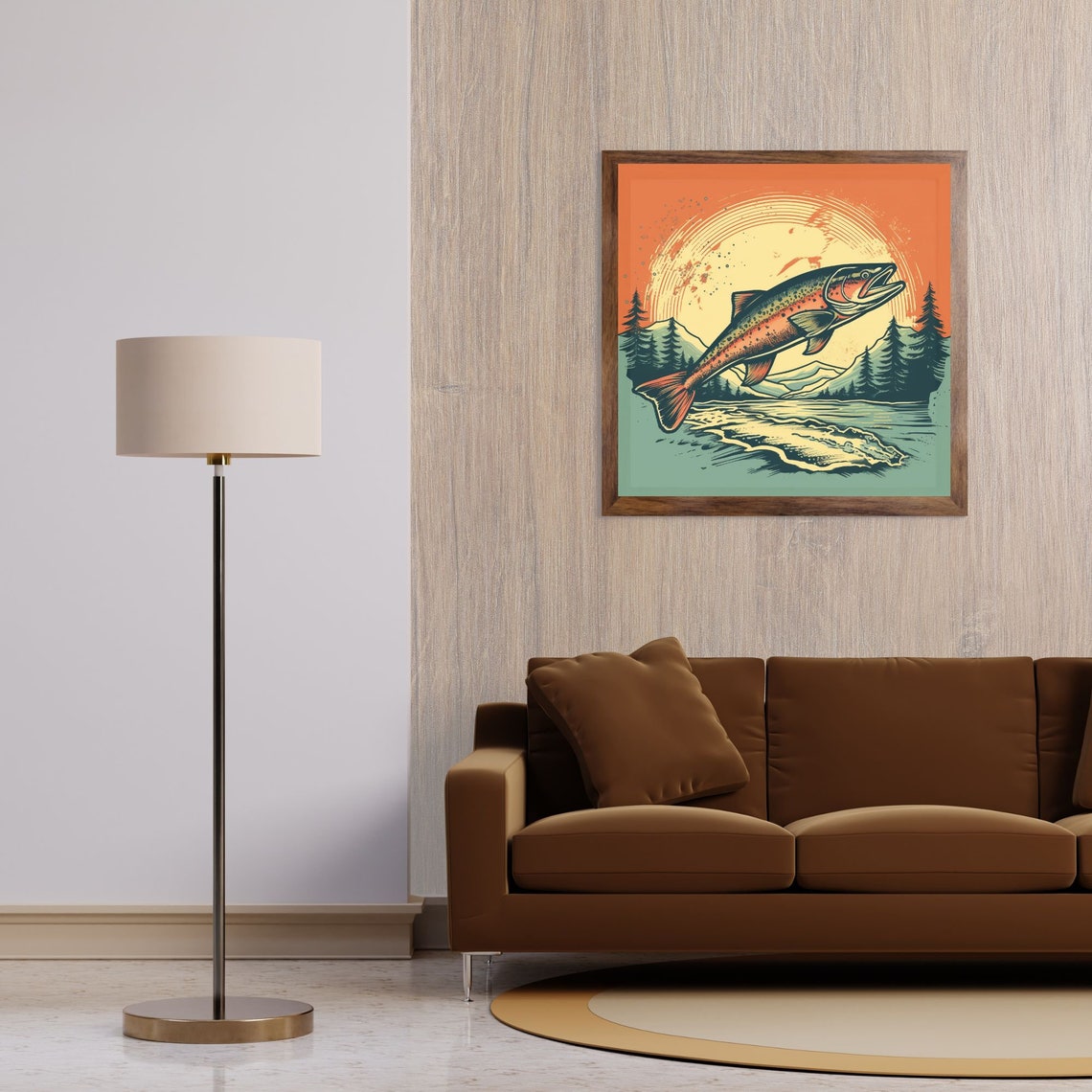Trout Fishing Decor, Fishing Pictures for Framing, , Fishing Home ...