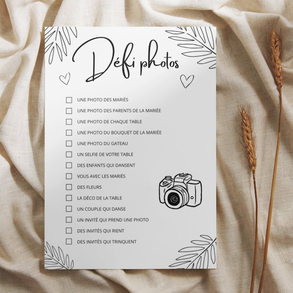 Wedding Photo Challenge - Etsy