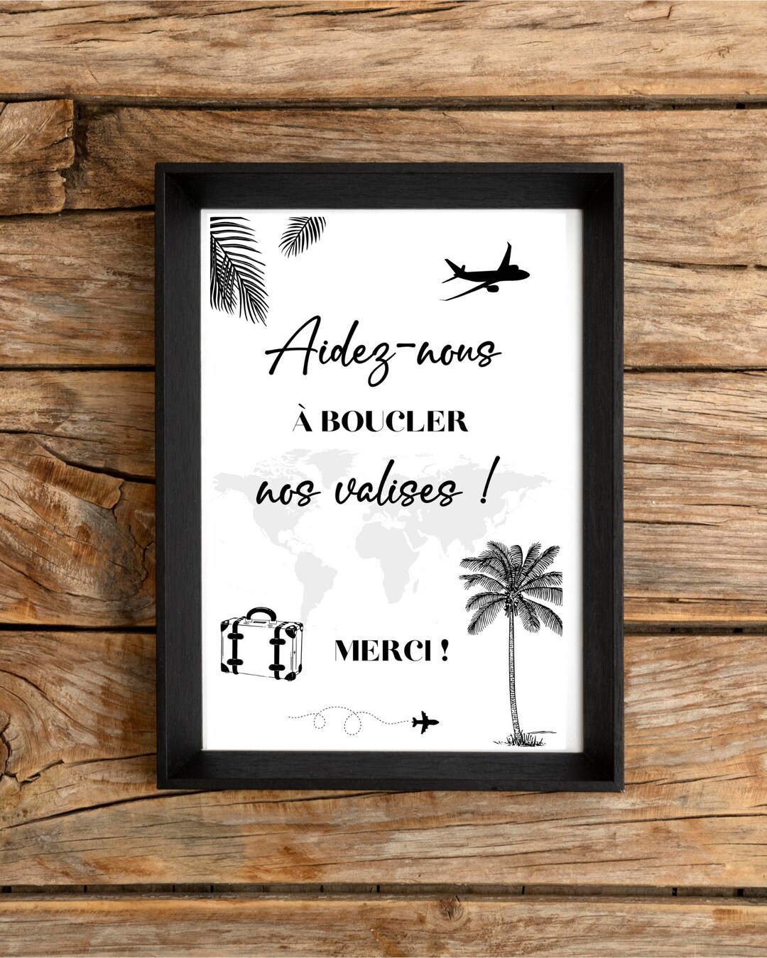 Wedding Ballot Box Poster, Travel Wedding Decoration - Etsy