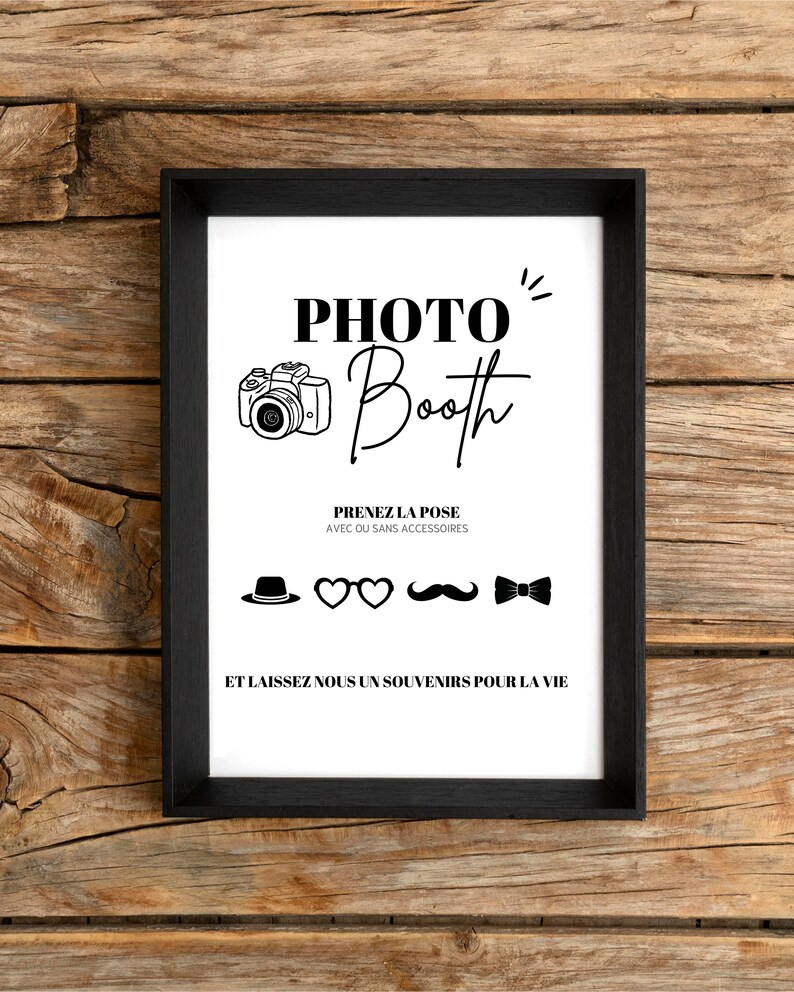 Photobooth Poster - Wedding Decoration - Etsy