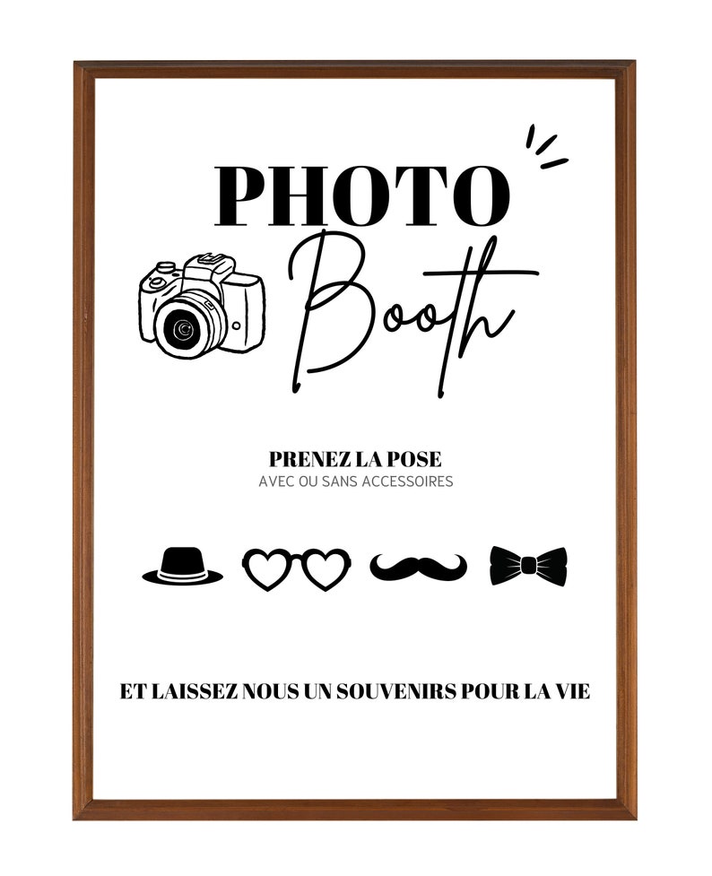 Photobooth Poster Wedding Decoration - Etsy