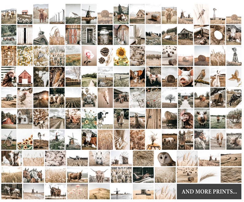 650 Prints FARMHOUSE Collection Rustic Wall Art Farmhouse - Etsy