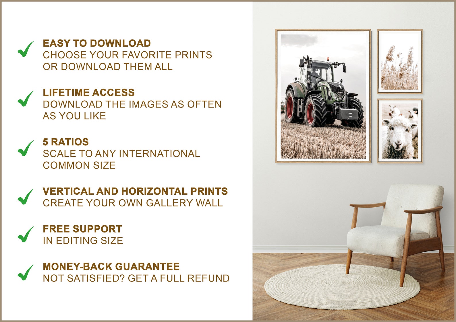 650 Prints FARMHOUSE Collection Rustic Wall Art Farmhouse - Etsy