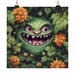 Green Halloween Monster Halloween Matte Vertical Posters - Etsy