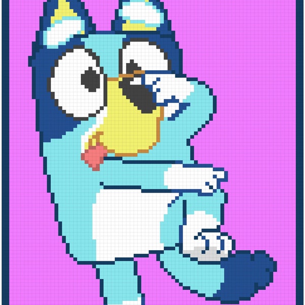 Bluey Crochet Pattern - Etsy