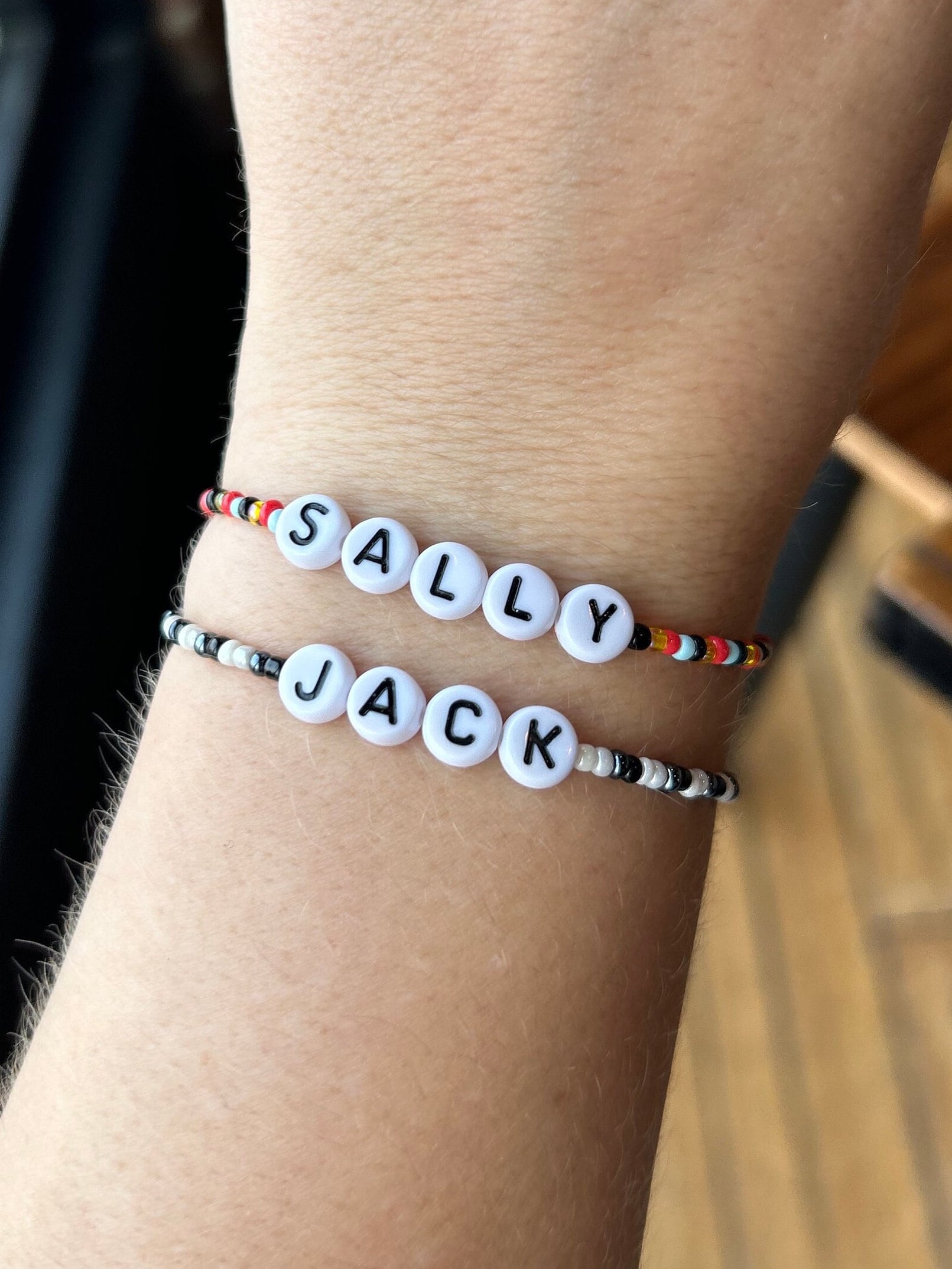 Jack and Sally Bracelets - Etsy