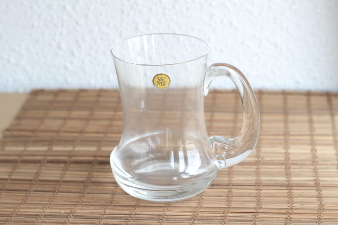 WMF Crystal Glass Mug, Glass Beer Stein, Crystal Glass Beer Mug, WMF ...