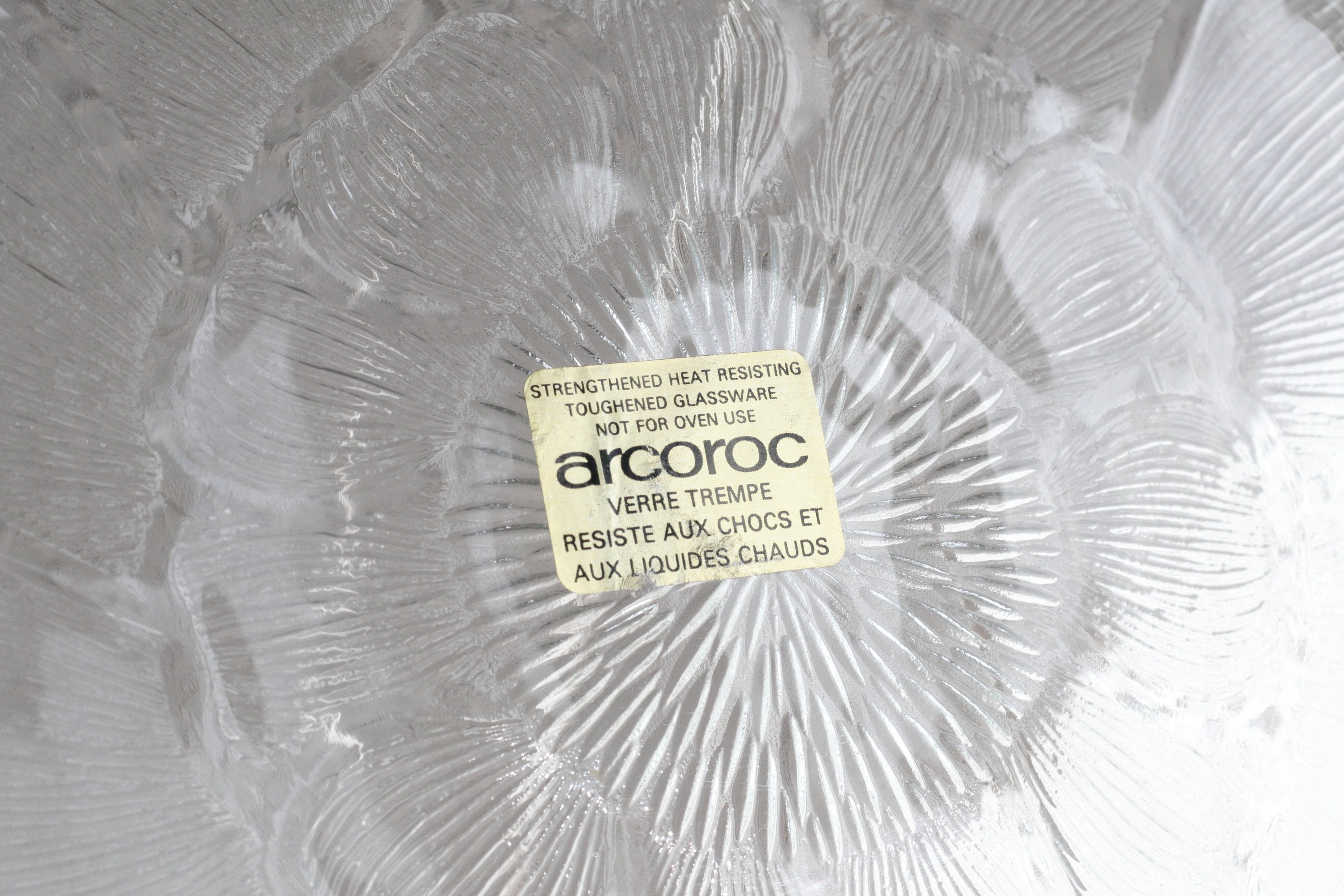 Set of 2 NEW Vintage Arcoroc Fleur Glass Plate Vintage - Etsy