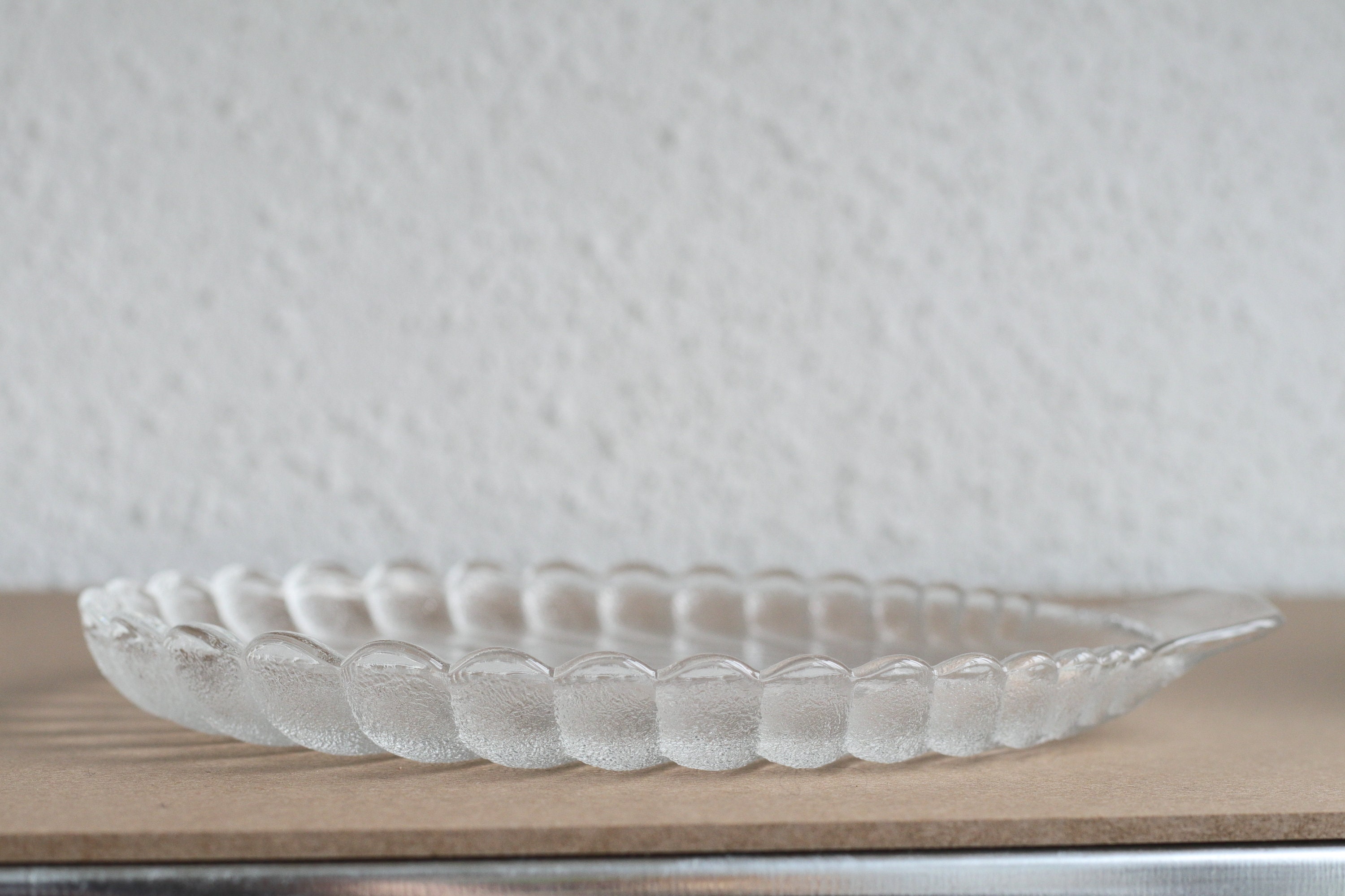 Vintage Shell Glass Plate, Vintage Archor Hocking Shell Glass Plate ...