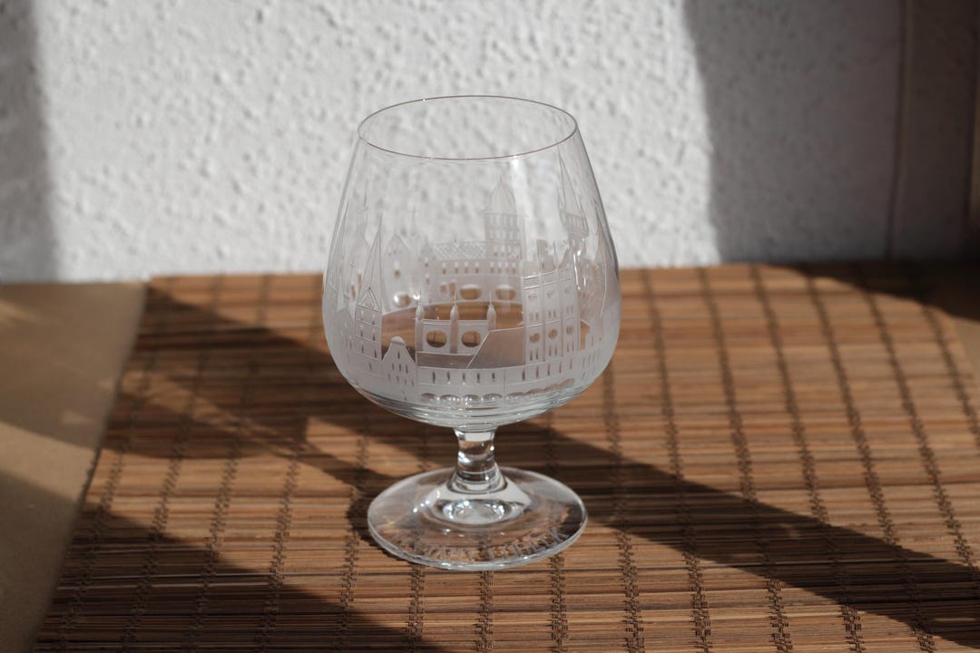 Carl Rotter Glas Lübeck Glass, Crystal Congnac Glass, Brandy Snifters ...