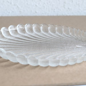 Vintage Shell Glass Plate, Vintage Archor Hocking Shell Glass Plate ...