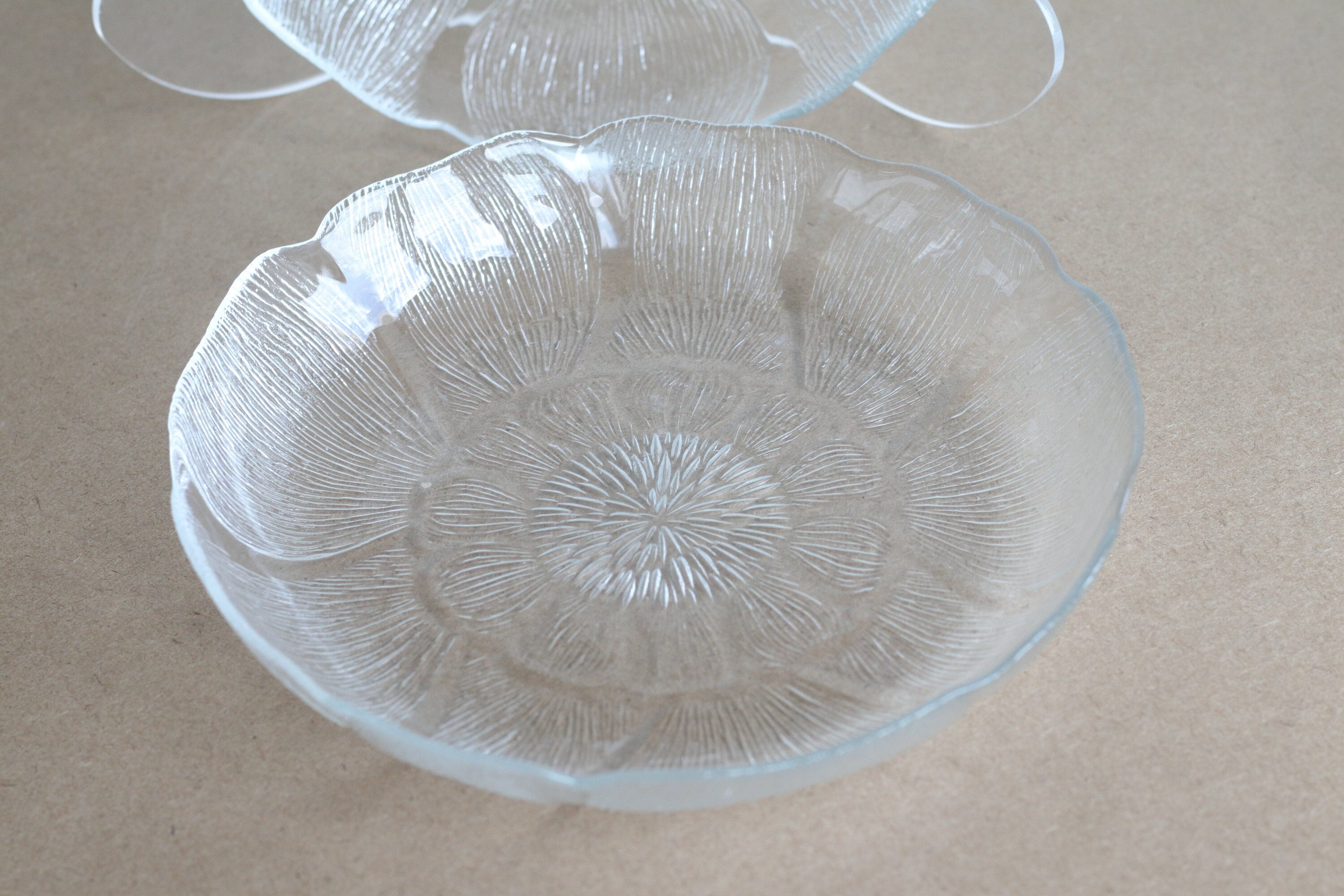 Vintage Arcoroc Fleur Glass Plate, Vintage Arcoroc Glass Plate ...