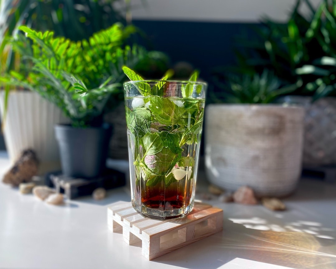 Wooden Mini Pallets | Coffee Cup, Vine, Tea Pads/coasters | Gifts for ...