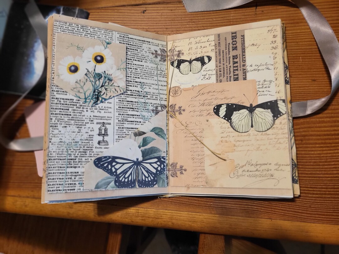 Butterfly Themed Junk Journal - Etsy