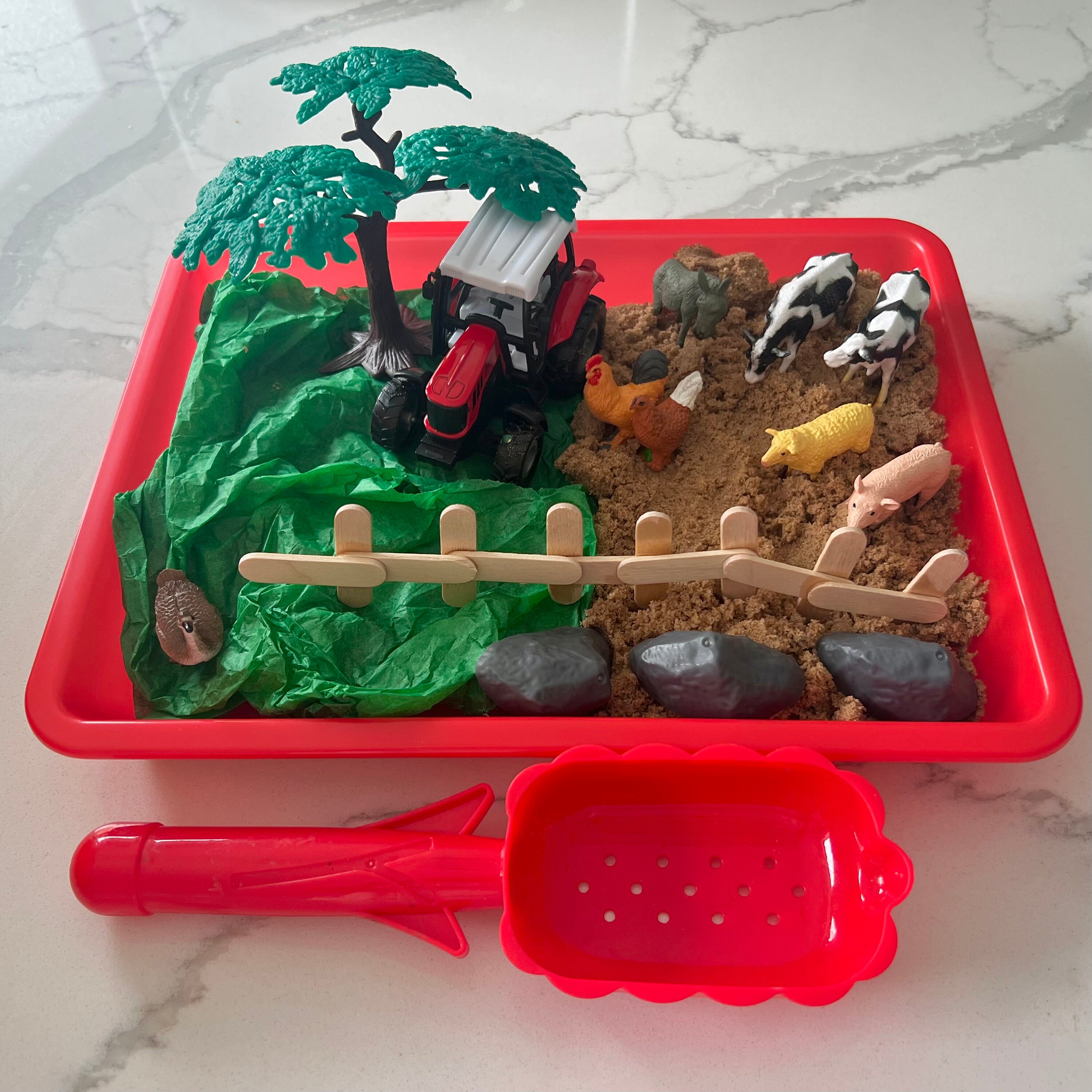 Small World Farm Tuff Tray Activity Set/sensory Kit - Etsy UK