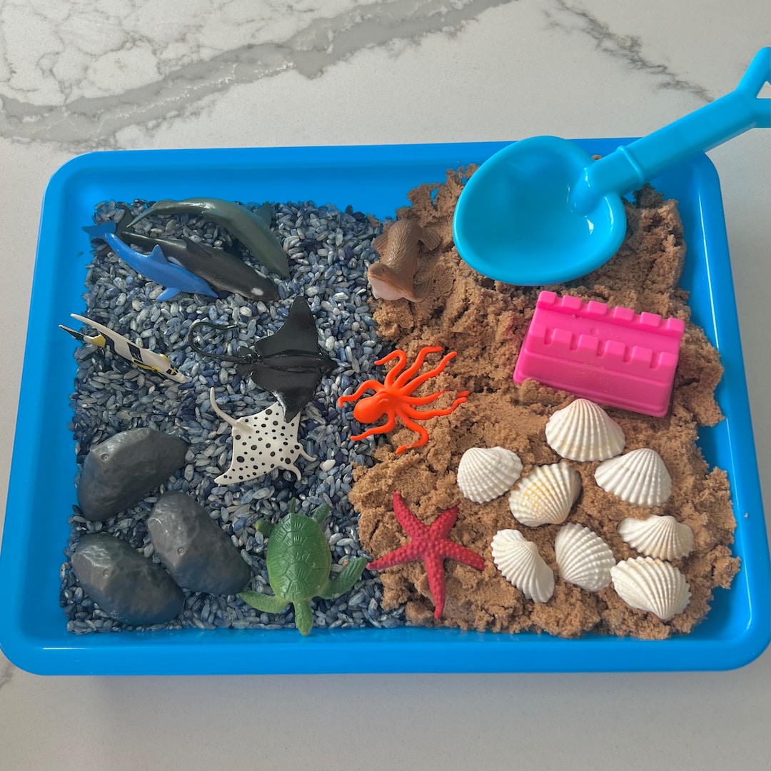 Small World Ocean Themed Tuff Tray Activity Set/sensory Kit - Etsy