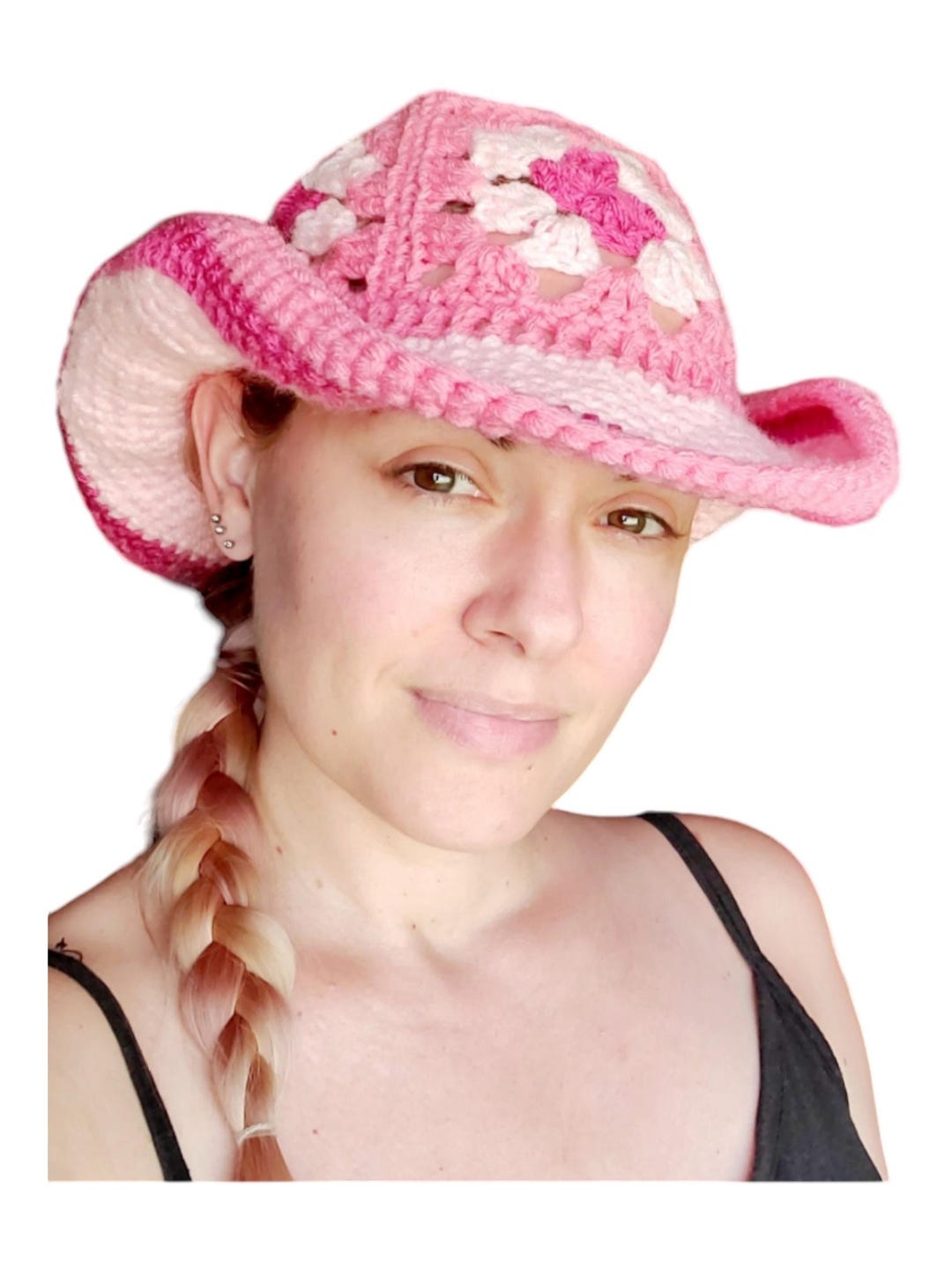 Crochet Cowboy Hat Pattern – Granny Square, Fits Most Toddler to Adult ...