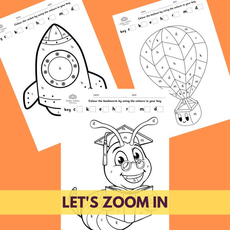 Phonics Colour by Sound Colouring Pages Jolly Phonics Group - Etsy Canada