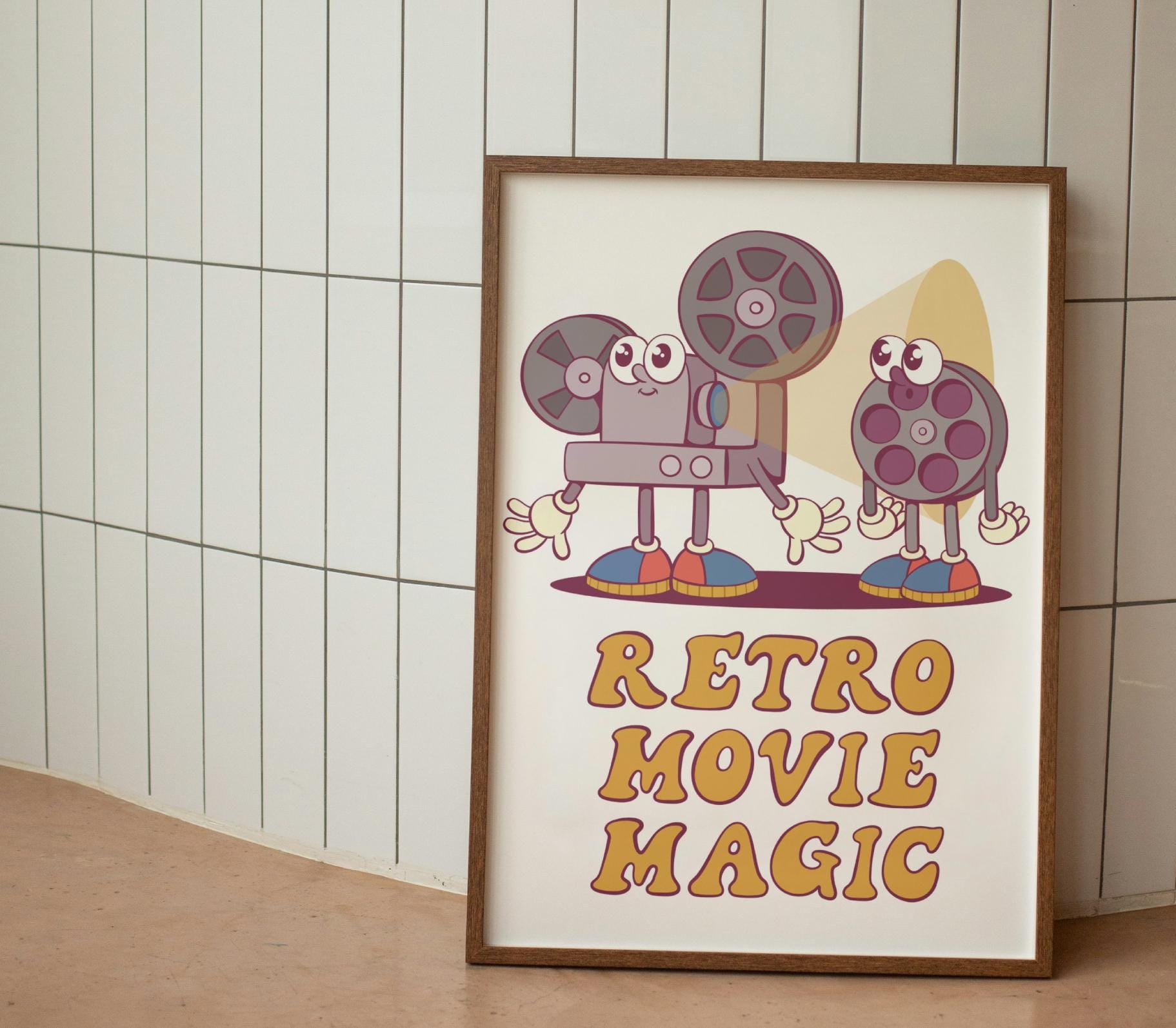 Retro Movie Mascot Creator Kit, 60s Cartoon Clipart (PNG, EPS, AI) - Etsy