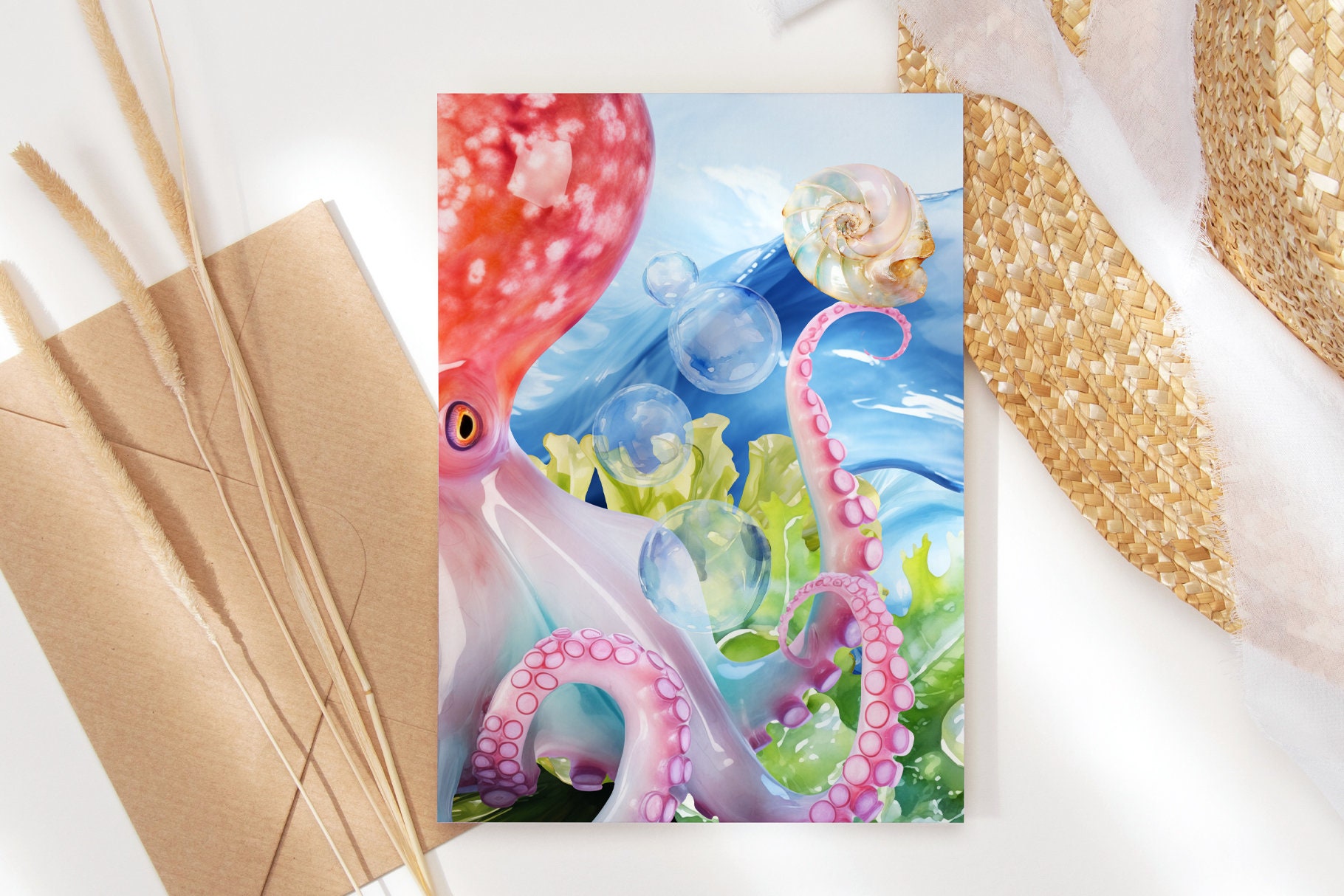 Ocean Clipart Bundle Digital Download, Summer Tropical Images, Marine ...