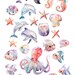 Ocean Clipart Bundle Digital Download, Summer Tropical Images, Marine ...