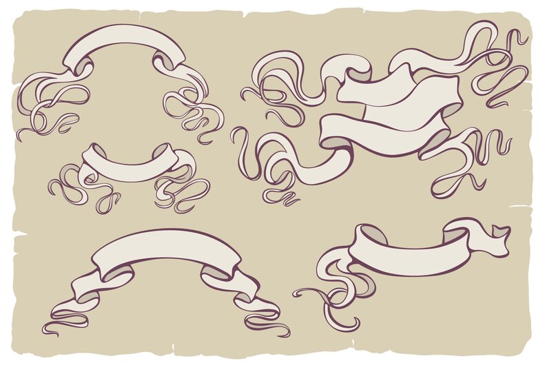 Vintage Hand Drawn Map Creator Kit, Fantasy Clipart (digital Download ...
