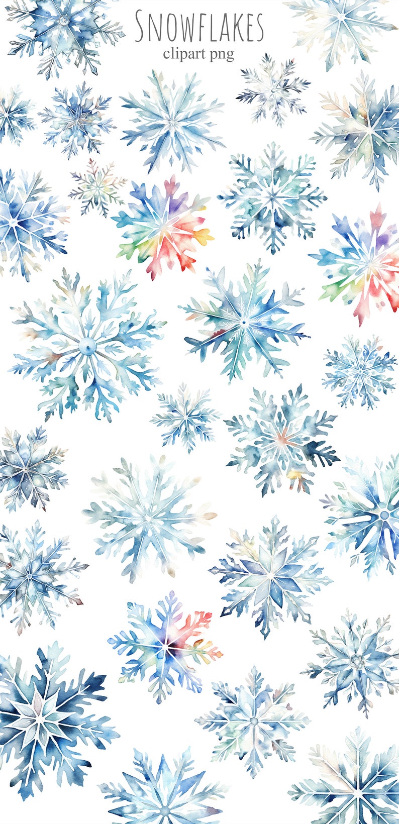 Polar Christmas Clipart Png Digital Download, Watercolor Winter ...