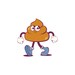 Retro Groovy Poop Mascot Creation Kit EPS, PNG, Mascot Parts, Funny ...