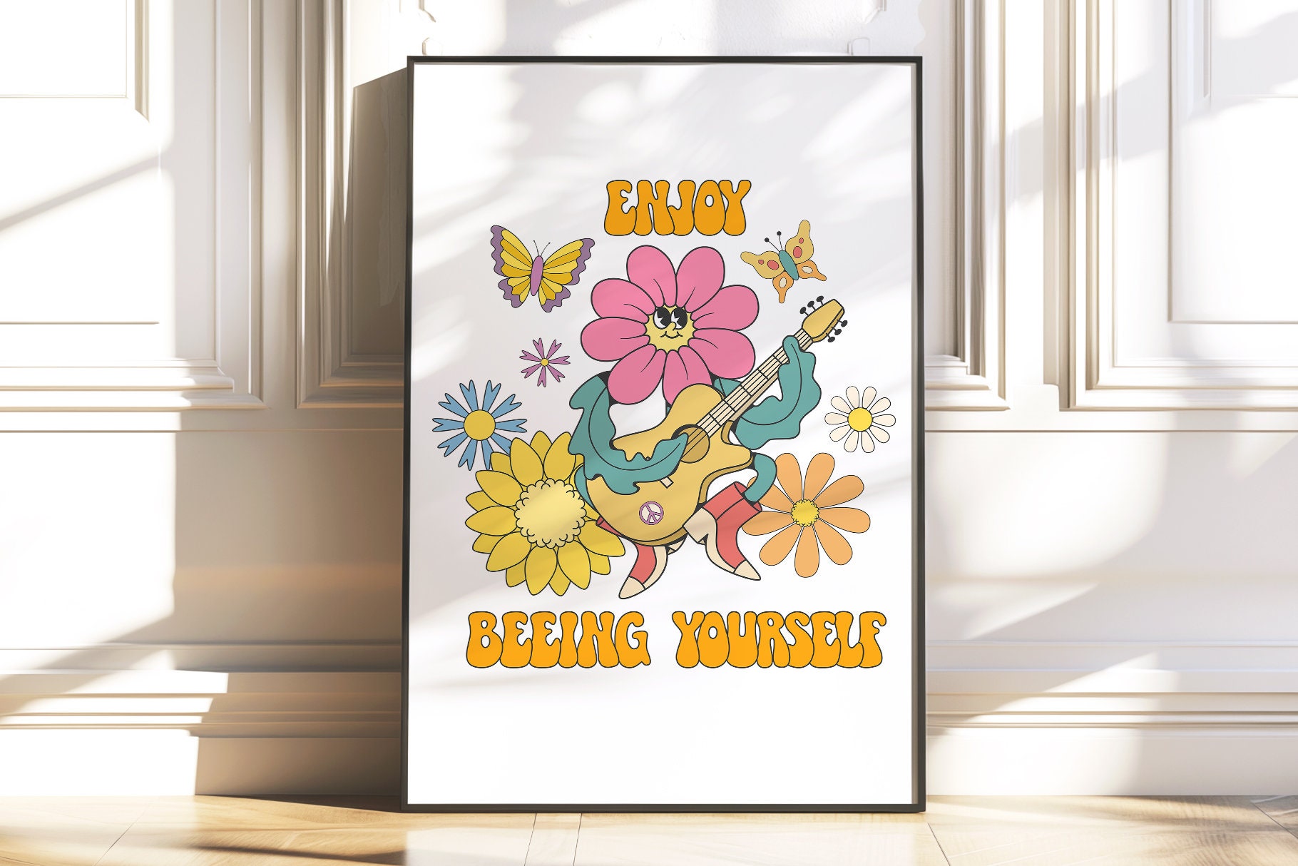 Retro Groovy Cartoon Illustrations, Character Design, Mascot Parts ...