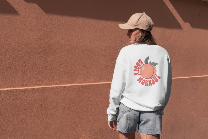 Peach Retro Groovy Mascot Clipart Download, Just Peachy Sublimation ...