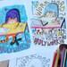 Funny Work Hard Hardly Working Art, Office Humor Doodle, Printable Wall ...
