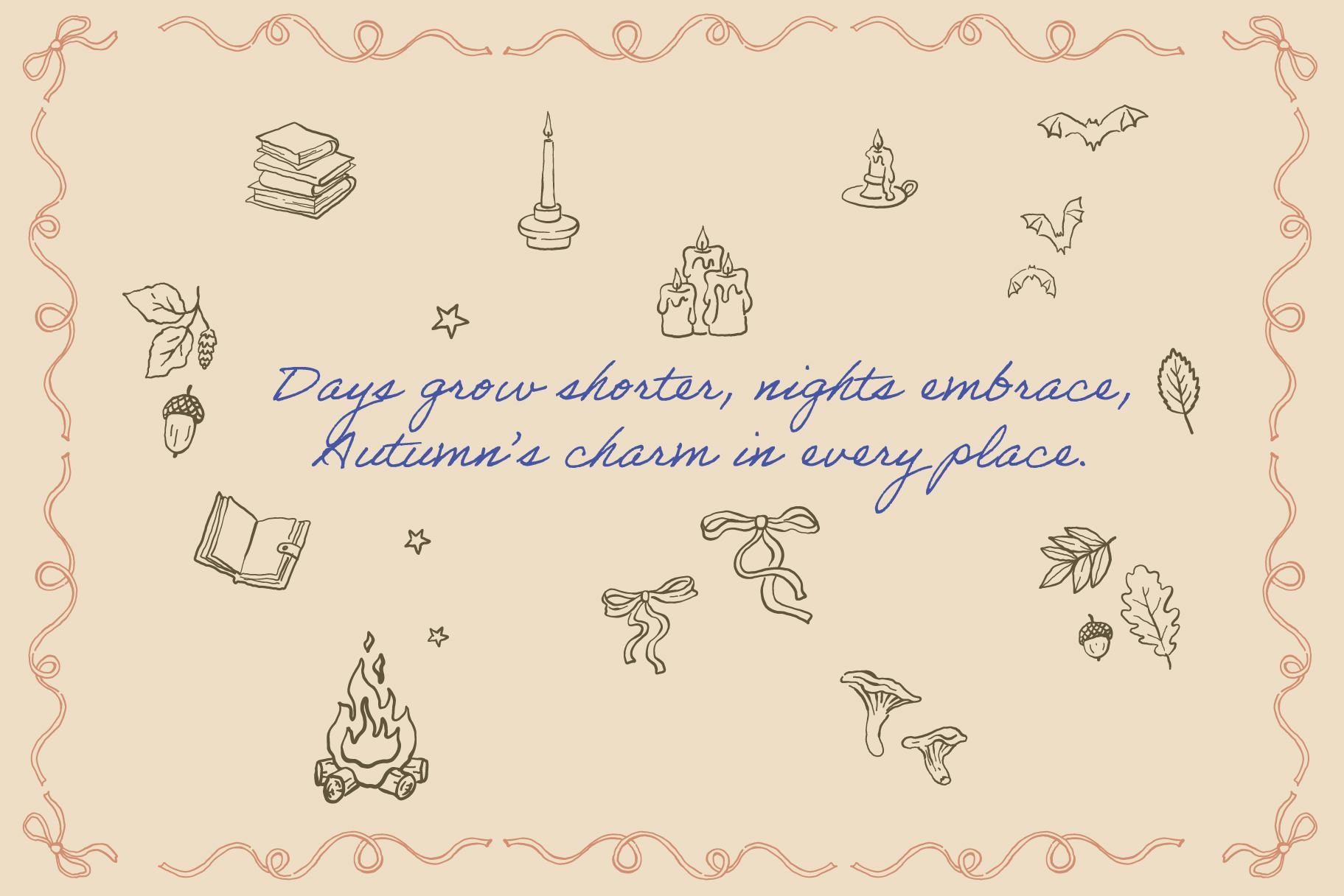 Autumn Line Art Sketches, Fall Doodles (PNG, SVG, EPS) - Etsy