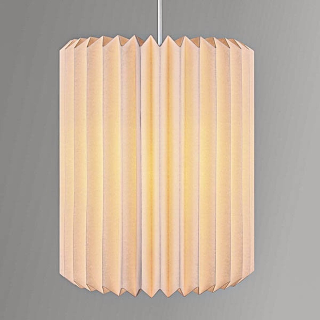 Cylindrical Tube Cylinder Drum Origami Paper Lampshade - Etsy