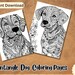 Zentangle Dog Coloring Pages Instant Download for Relaxing Coloring 21 ...